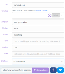 What are the Email UTM Parameters for UTM Email Tracking?
