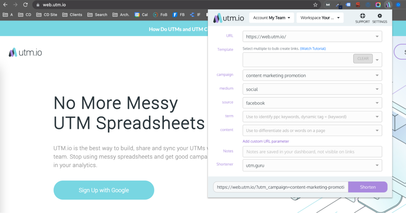 The Amazing Messy UTM Builder Spreadsheet Alternative by UTM.io