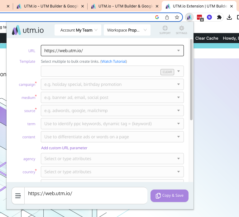 Link Builder - UTM.io