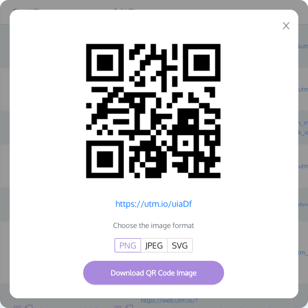 Custom Design QR Code Generator - UTM.io